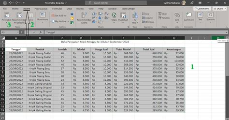 Tutorial Menggunakan Pivottabel Dan Slicer Di Excel