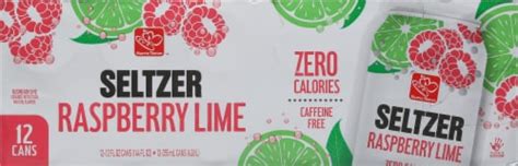 Harris Teeter Raspberry Lime Seltzer Water 12 Pk 12 Fl Oz Kroger