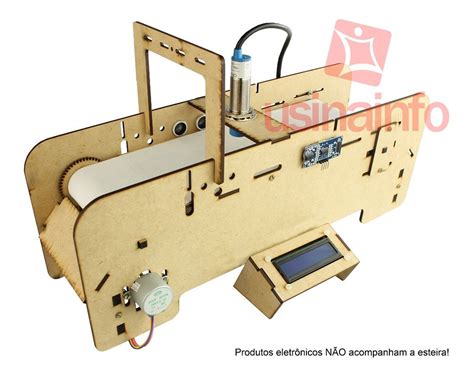 Esteira Arduino Em Mdf Para Projetos R 15669 Em Mercado Livre