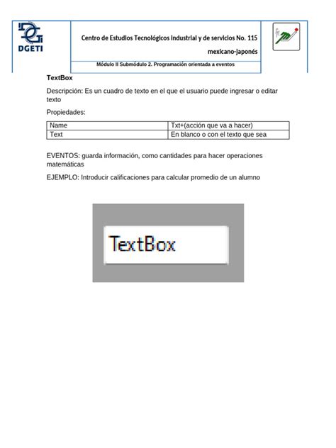 Textbox Pdf