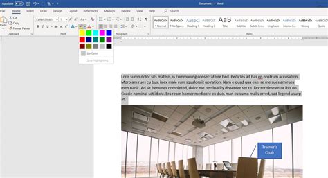 Changing The Background Display Color Of Your Word Documents