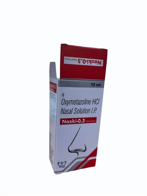 Nazki S 5 Oxymetazoline 005 Nasal Drop Spray For Nasal Congestion