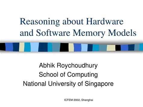 Ppt Reasoning About Hardware And Software Memory Models Powerpoint