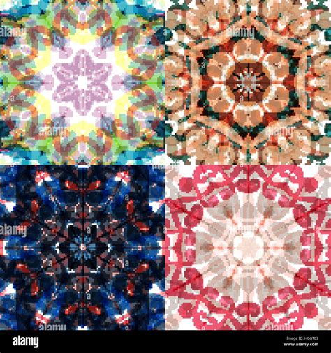 Gorgeous Seamless Patchwork Patterns Stock Vector Image Art Alamy