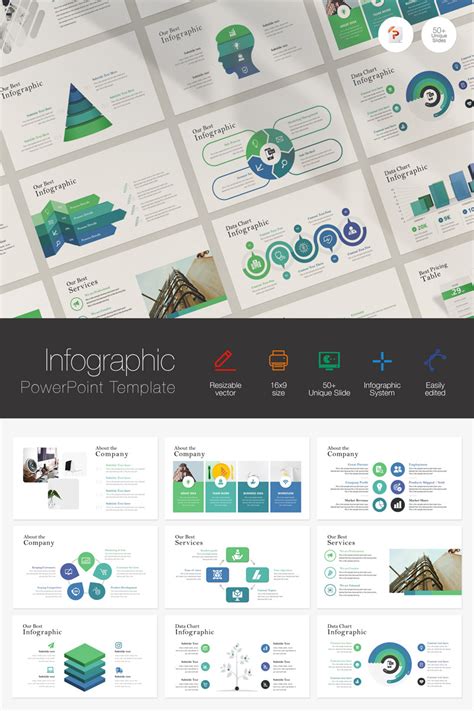 infographic system powerpoint template templatemonster