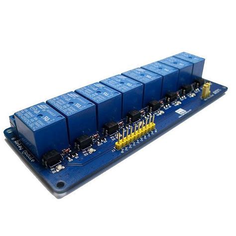 Módulo Relé 5v 8 Canais Baú Da Eletrônica Baú Da Eletrônica