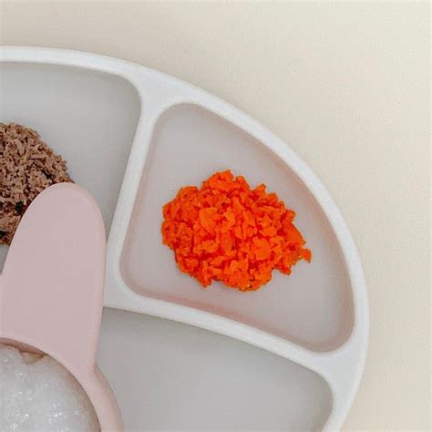 중기 1단계 토핑이유식 식단표 공유 7개월 아기 간식 중기 이유식 입자감 네이버 블로그