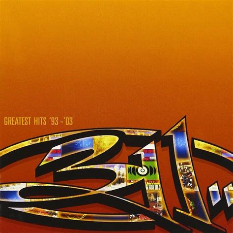 311 Three Eleven Greatest Hits 1993 2003 Ebayde In 2025 Cd