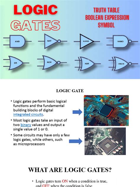 Logic Gates Pdf Logic Gate Electronic Design