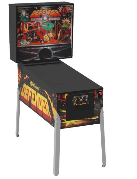 Archivo Stl Defender Pinball Machine・modelo De Impresión 3d Para