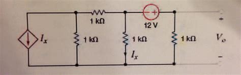 Solved Find Vo In The Circuit Using Nodal Analysis