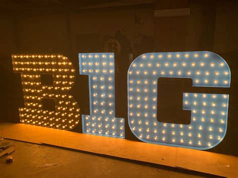 Custom Lighted Marquee Signs And Letters Etsy