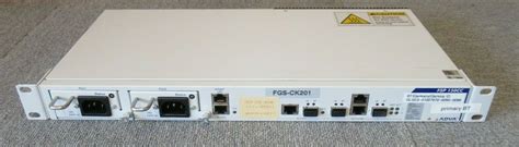 Adva Fsp150cc Ge201s Etherjack Optical Networking Ethernet Switch 2x Psu
