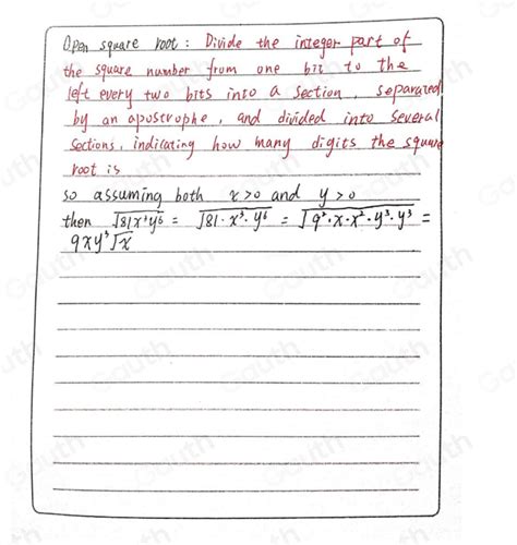 Solved Question Simplify The Following Radical Expression Completely Assuming Both X 0 And Y 0