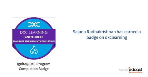 Sajana Radhakrishnan On Linkedin Posted From Edcast