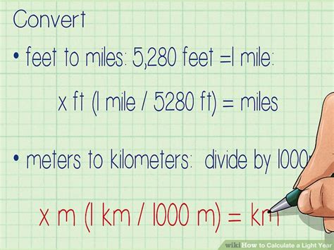 Light Year Calculation Formula At Katina Woods Blog
