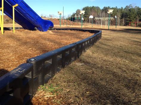 Playground Border 6 High Playsafer Commercial Rubber Border In 4 6