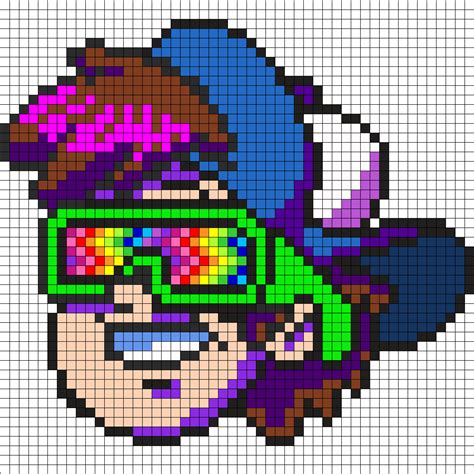 Dippy Fresh Gravity Falls Perler Bead Pattern Bead Sprites
