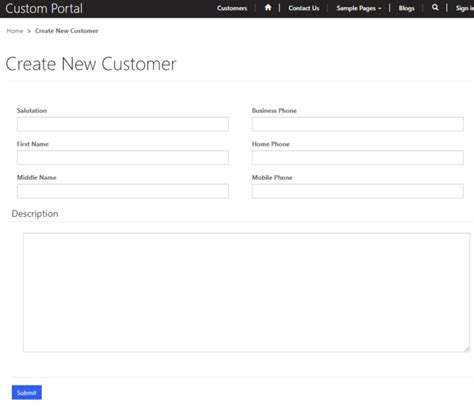 Create Record Using Entity Form In Dynamics 365 Portal Softchief Learn