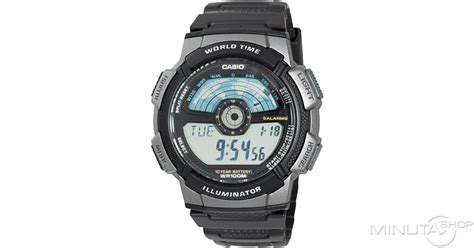 Купить часы Casio Ae 1100w 1a [1avef] цена на Casio Collection Ae 1100w 1a [1aef] в Minutashop