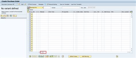 2646350 Horizontal Scrollbar Missing For Item Overview Table In Me21n Sap Erp And S4hana