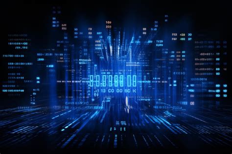 premium ai image data analyze from microchip concept by generative ai