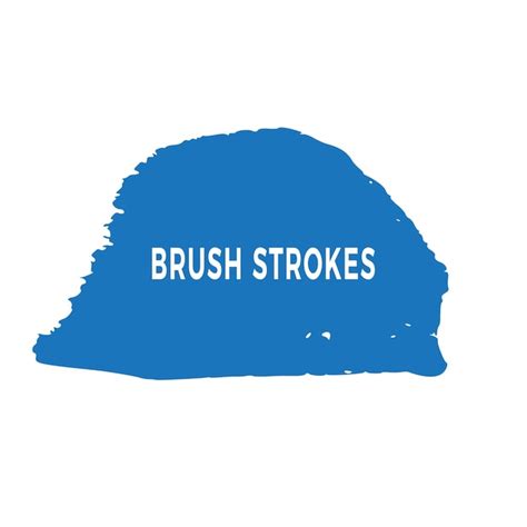 추상 백색 배경에 있는 브러시 스트로크 터 아트 일러스트레이션 프리미엄 벡터