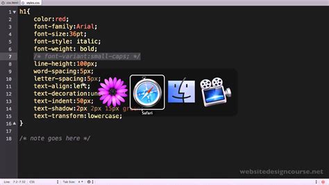 05 Css Font Text Properties Youtube