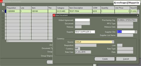 An ORACLE APPS Blog Back To Back Order In Oracle APPS