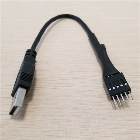 Pin To USB Motherboard Header Extension Cable Internal USB Adapter With Shielding Cm From