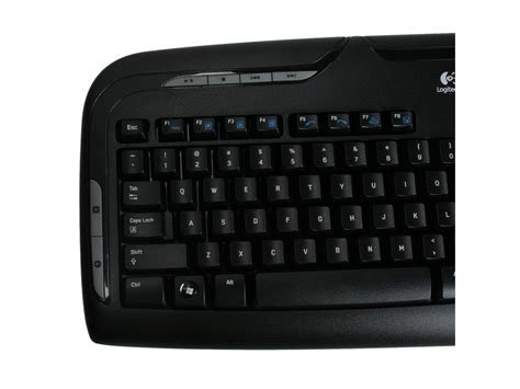 Logitech Ex 110 Black Cordless Cordless Desktop Keyboard And Mouse Kit