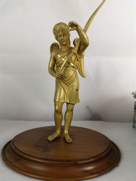 A Well Detailed Statue Of Cupid Gilt Bronze Early 19th Catawiki