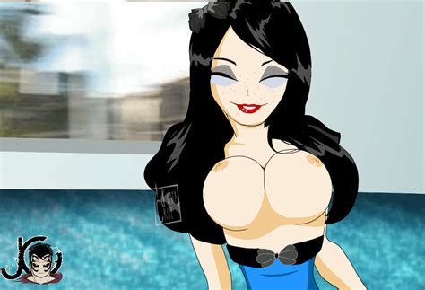 Rule 34 Animated Artjimx Black Hair Blinking Blue Eyes Breasts Female