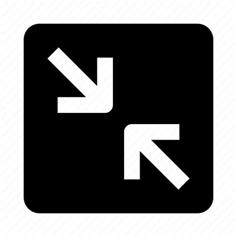 Arrow Arrows Direction Minimize Pointer Reduce Icon Download On Iconfinder