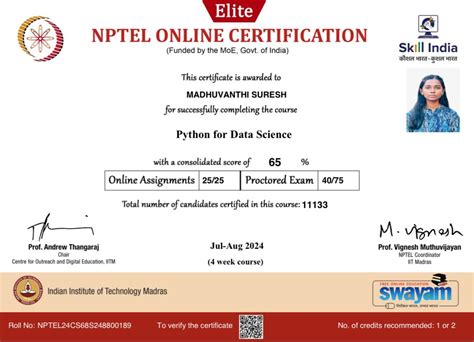 Python Datascience Nptel Prathyushaengineeringcollege Madhuvanthi