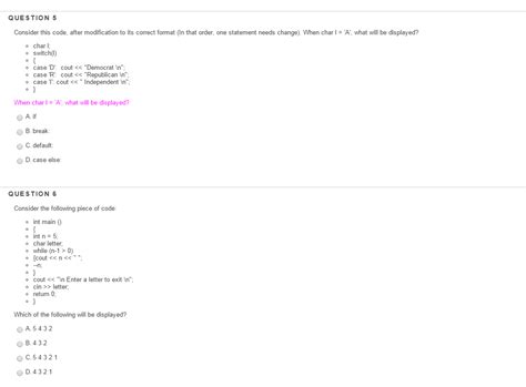 Solved QUESTION Considering The Code Below When Float Chegg