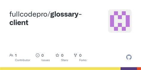 Github Fullcodeproglossary Client