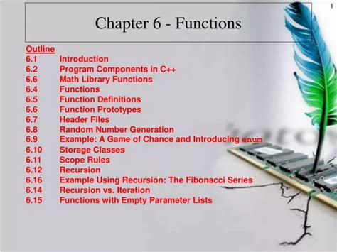 Ppt Chapter 6 Functions Powerpoint Presentation Free Download Id