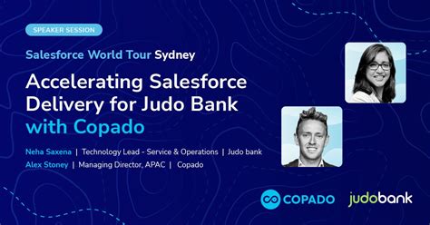 📣 Salesforce World Tour 📣 How Has Judo Bank Reduced Salesforce And… Alex Stoney