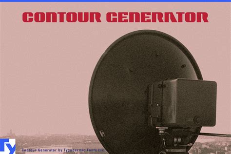 Contour Generator Font Dafont Com