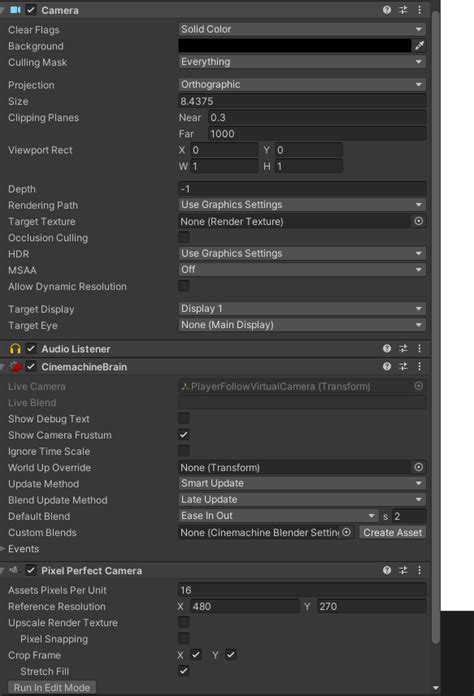 Cinemachine Not Tracking In 2d Unity Engine Unity Discussions