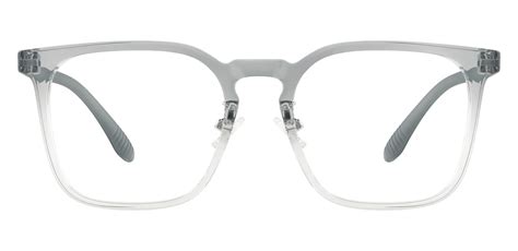 Vitar Square Prescription Glasses Ombre Gray Mens Eyeglasses Payne Glasses