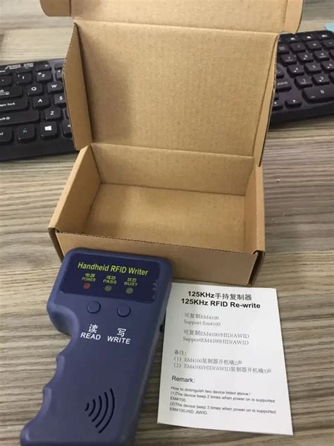 Portable Handy Handheld RFID Handheld 125KHz ID Card Copier Writer Reader Duplicator High