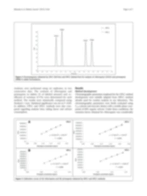 Solution Simultaneous Quantitation Of Chloroquine And Primaquine By Uplc Dad And Comparison