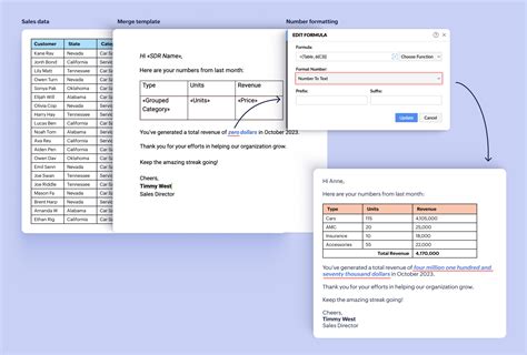 Group By And Aggregate Data In Mail Merge Templates