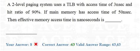 Co And Architecture Effective Memory Access Time