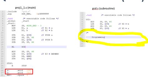 Solved Gcds Subroutine Proj11s Main Include Gcds