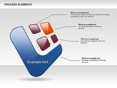 This Bright Shapes Collection Will Be Good Choice For Visualize In Presentations Processes