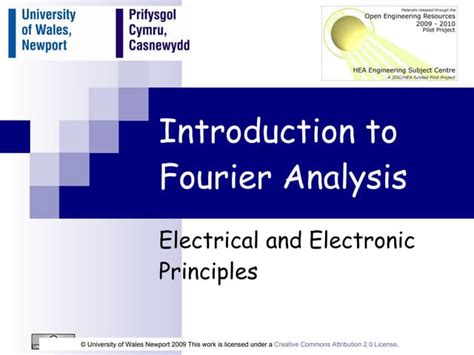 Introduction To Fourier Analysis Ppt