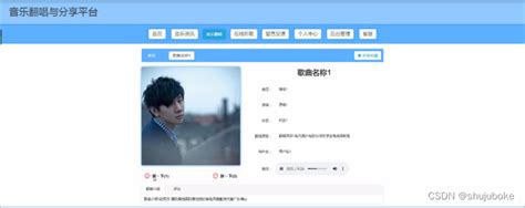 基于javaspringbootvue前后端分离的音乐网站与分享平台设计实现 Csdn博客